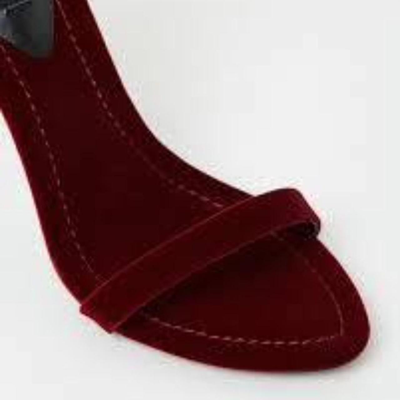 SENSO red velvet heels. Size 7. Excellent condition | Depop