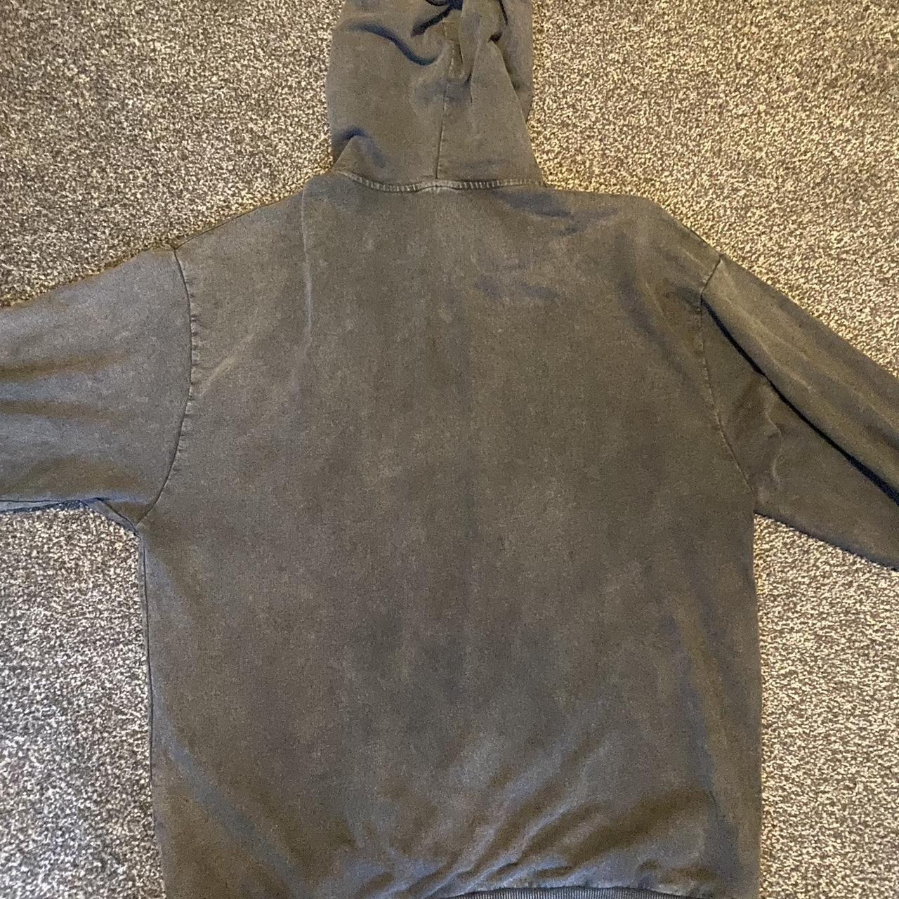 reclaimed vintage hoodie worn, still decent... - Depop