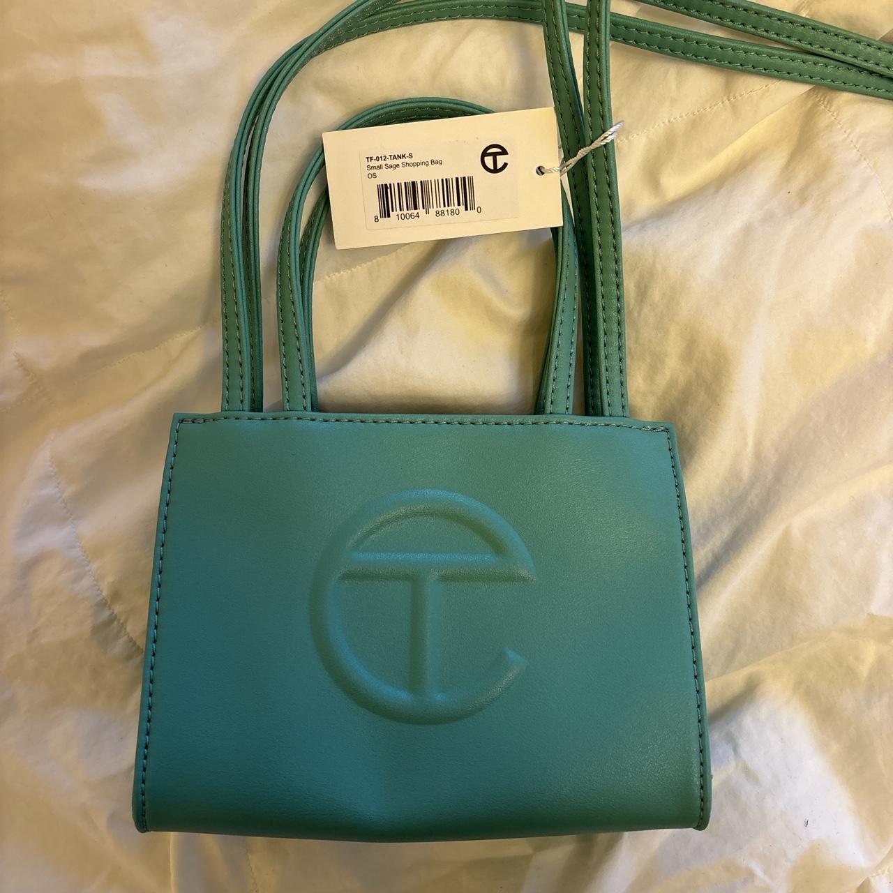 Brand new Sage Green Telfar Shopper! Never ended... - Depop