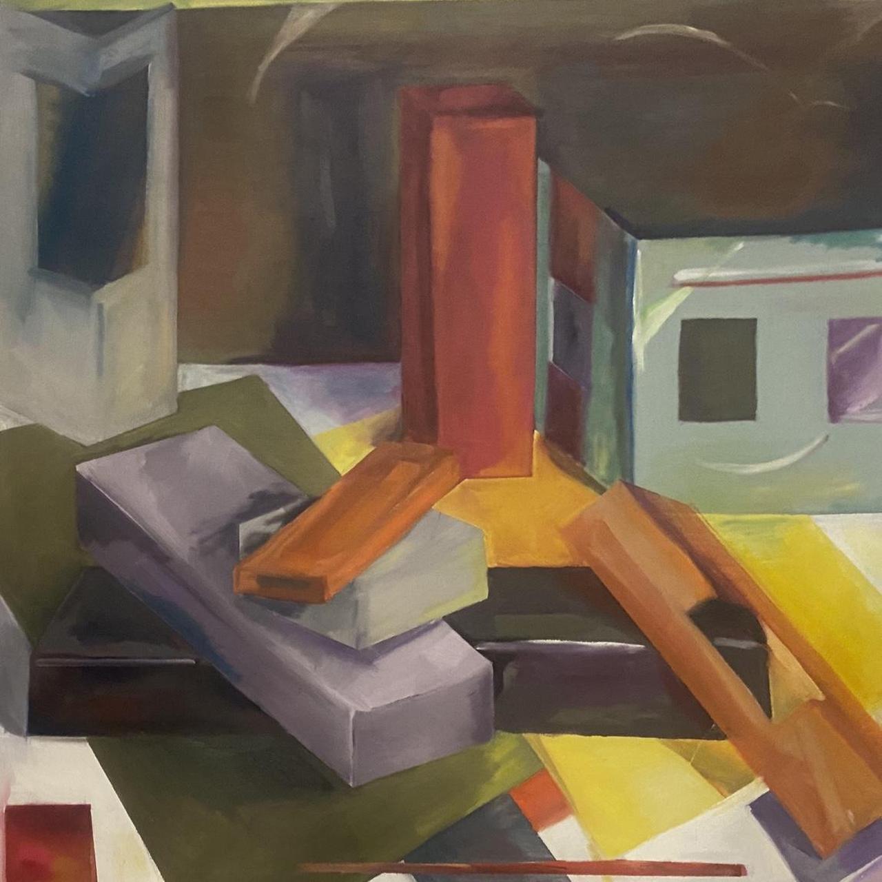 Cubism/modernist fine art oil painting (original) on... - Depop