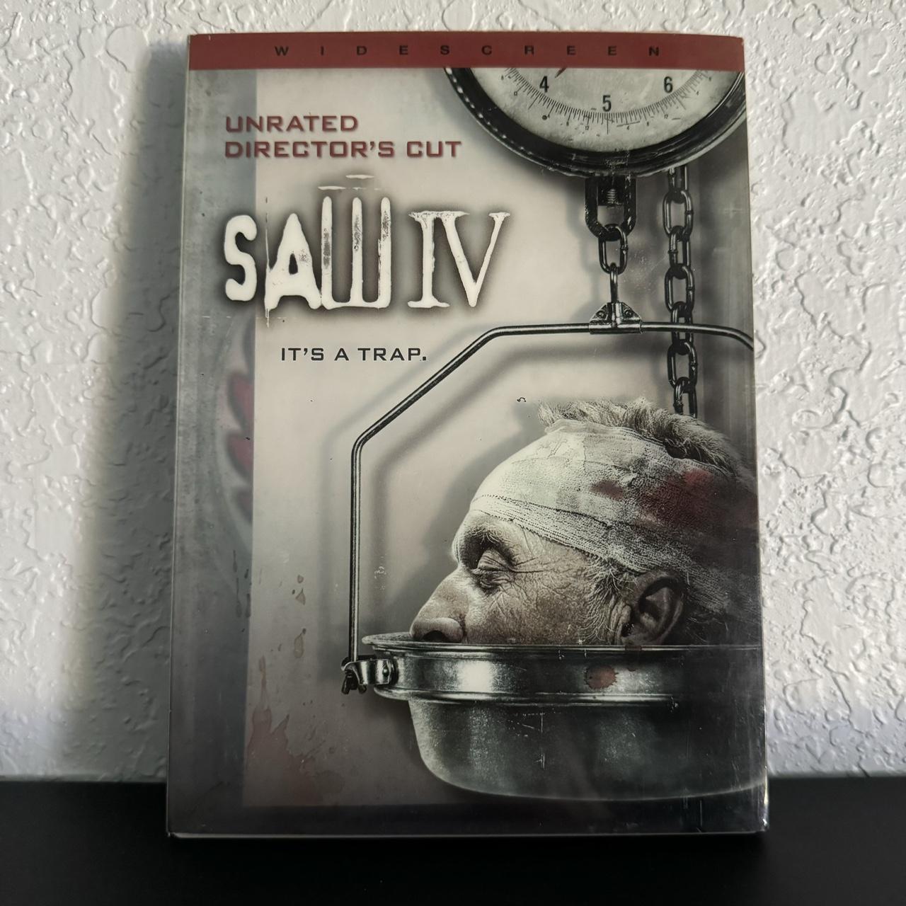 saw IV dvd ! -disc has signs of ware (as shown in... - Depop