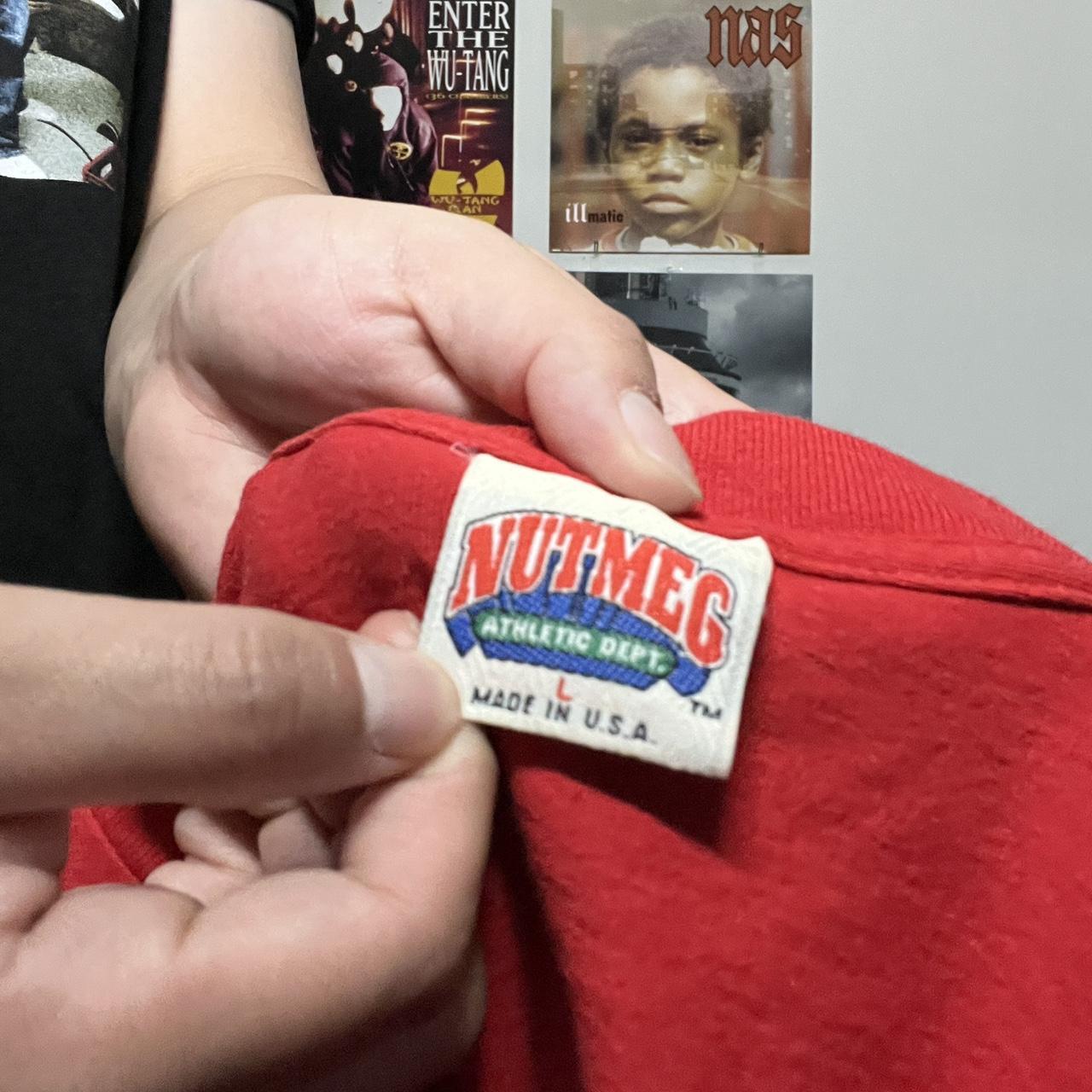 Nutmeg Men's Red T-shirt | Depop