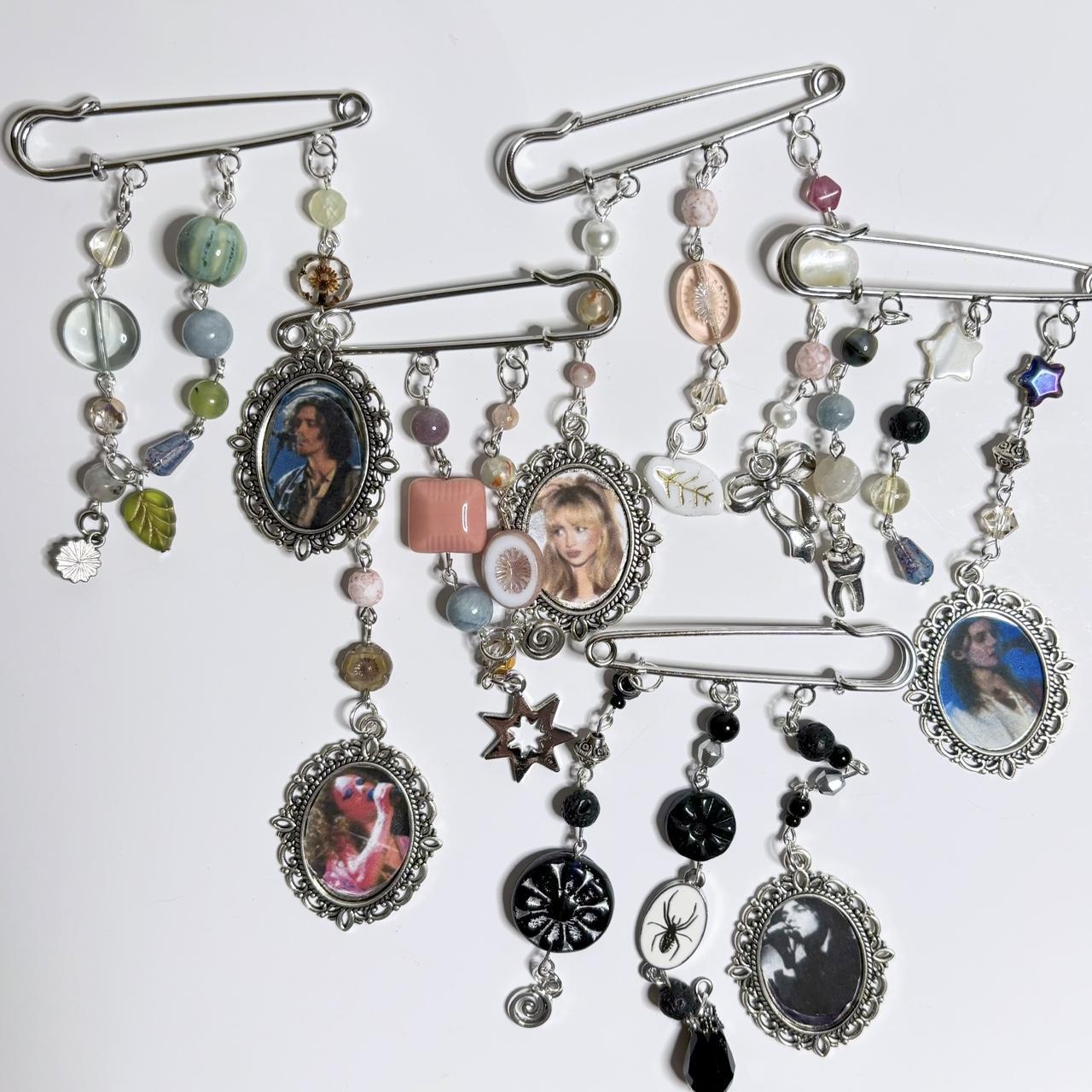 fav artist bag pins $8 each dm for custom ... - Depop