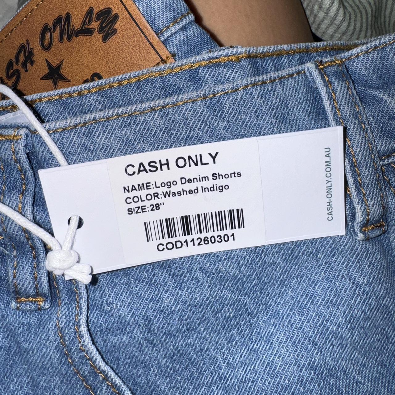 cash only jorts never worn don’t fit me 28... - Depop