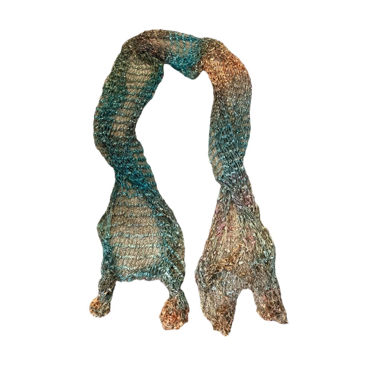 Y2K ombré scarf. Brand unknown. Never worn. No... - Depop