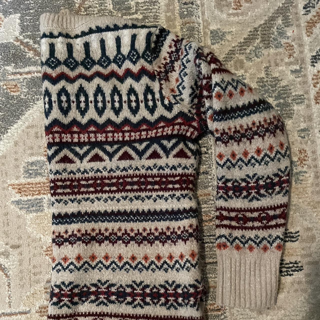 Fair isle fisherman sweater from Abercrombie and... - Depop