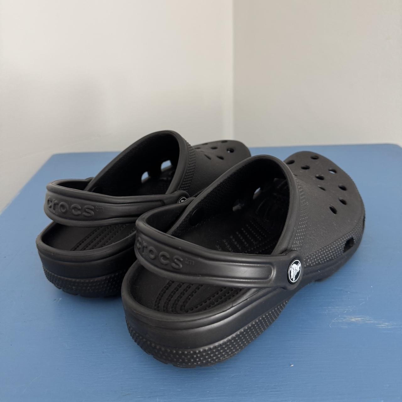 crocs black size 7 - only worn a few times, great... - Depop