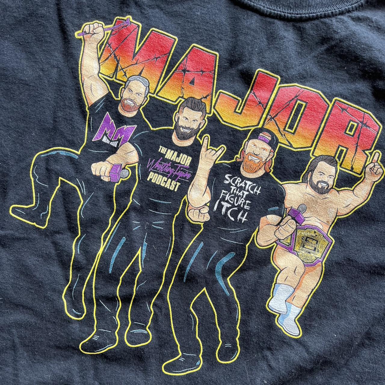 Major vintage wrestling t shirt - Depop