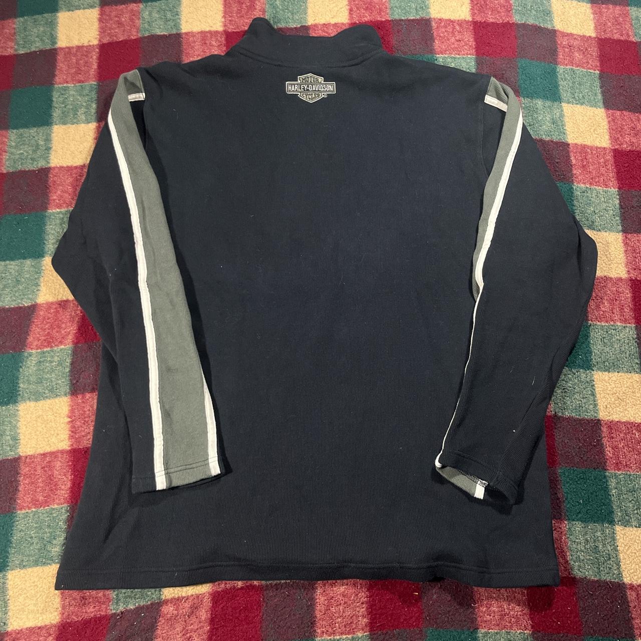 Super sick Harley Davidson Quarter Zip... - Depop
