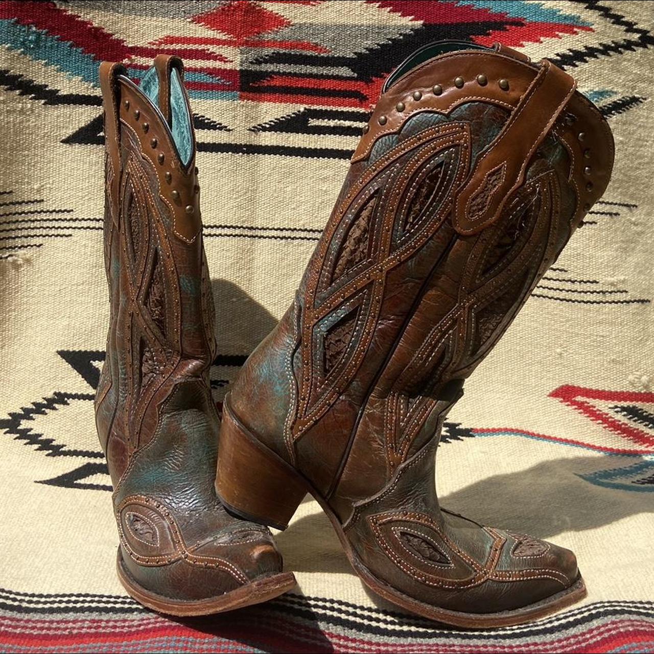 DEPOP PAYMENTS ONLY!!!! INSANE DETAIL CORRAL COWBOY... - Depop