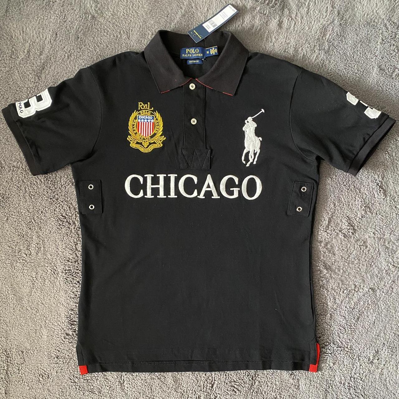 Vintage Chicago polo, chief keef style Ralph Lauren... - Depop