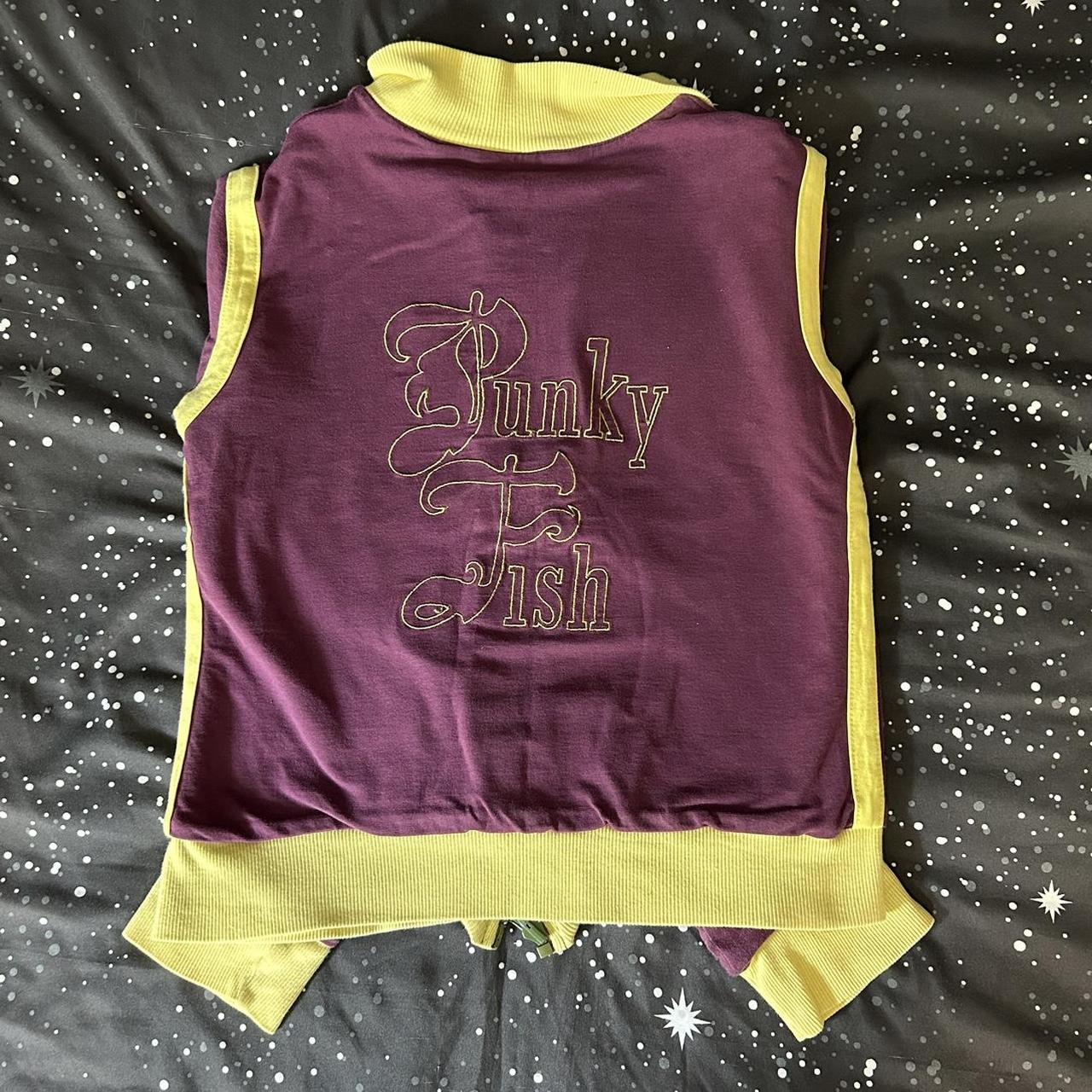 Punkyfish Reversible Track Jacket • No size tag,... - Depop
