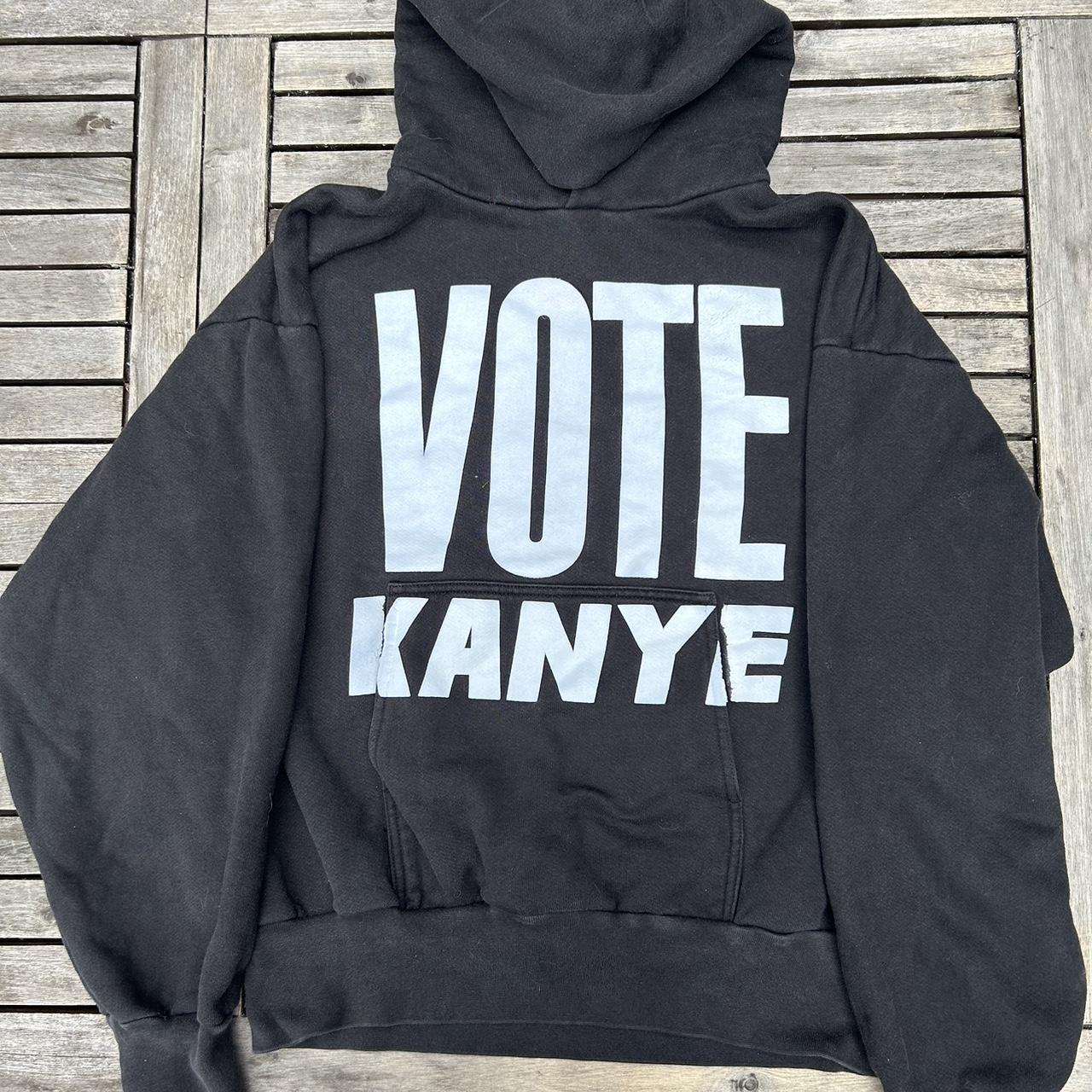 Vote kanye hoodie, from his 2020 campaign. Rare and... - Depop