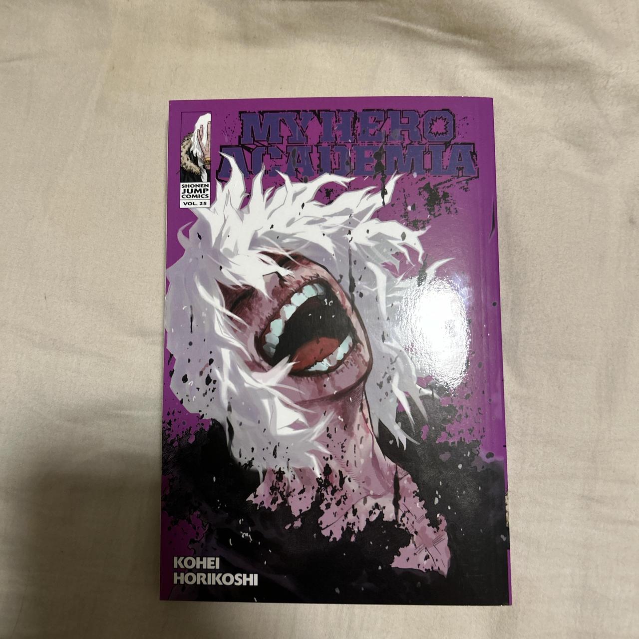 my hero academia manga volume 25, never read - Depop