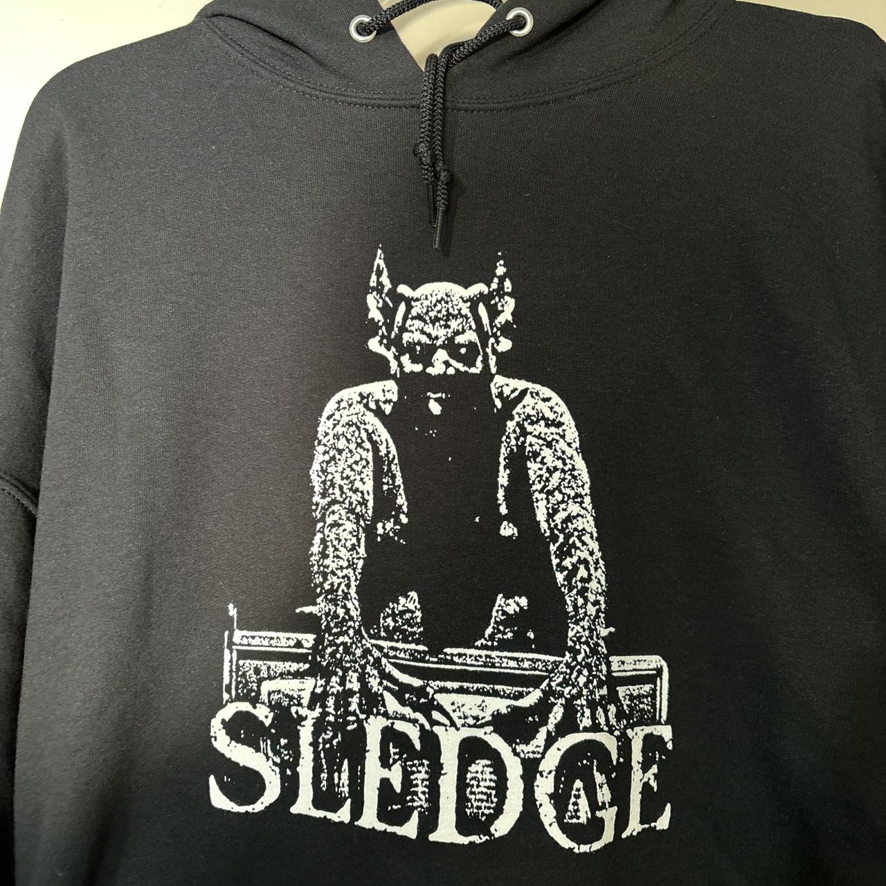 Sledge OKC front and back print hoodie size XL.... - Depop