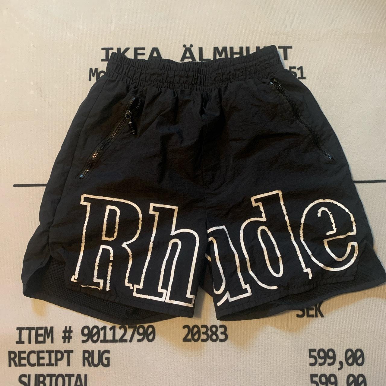Rhude shorts. The decal in the front is showing some... - Depop