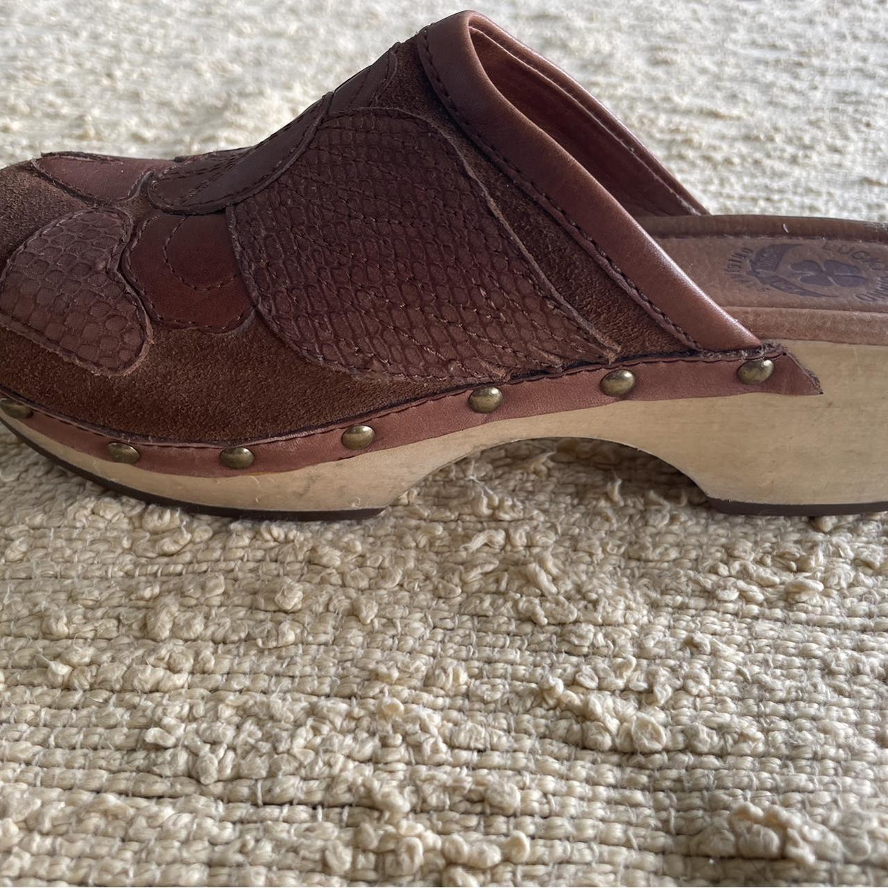 Lucky Brand Women's Brown Clogs | Depop