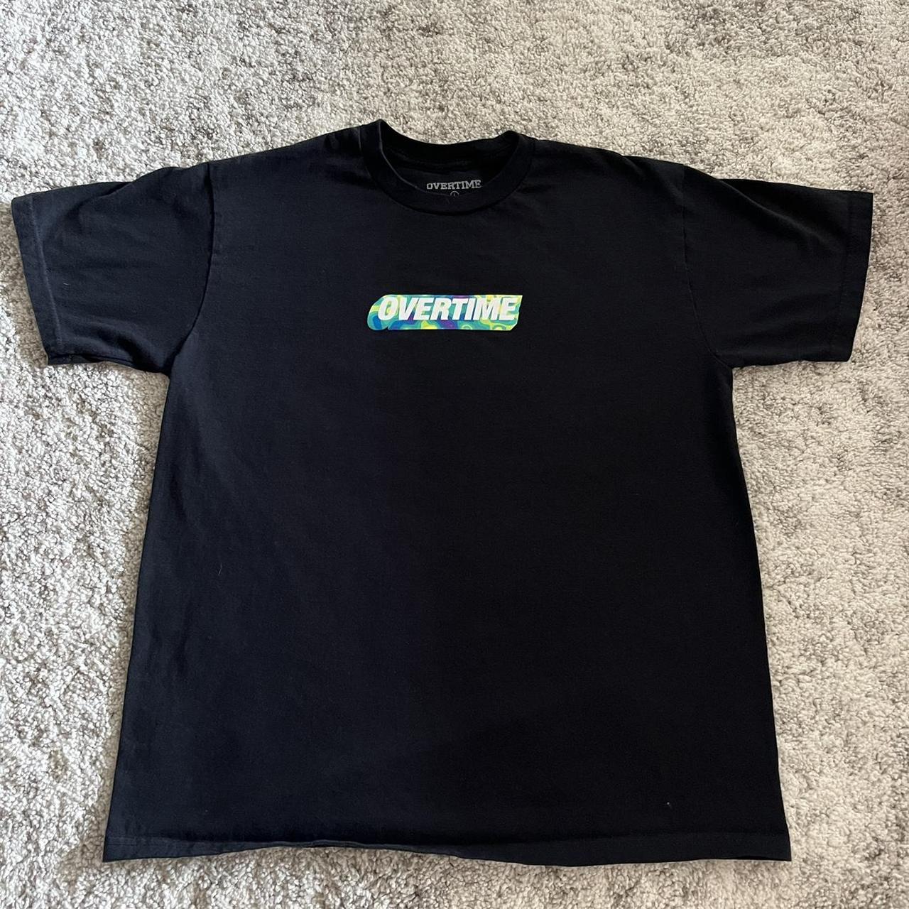 Large Overtime graphic tee - Depop