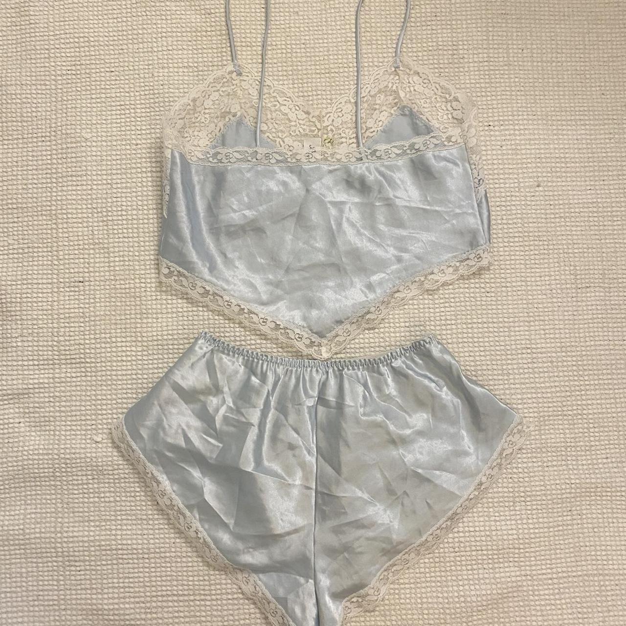 COQUETTE SATIN SLEEPWEAR SET BRAND: BODY CHIC... - Depop