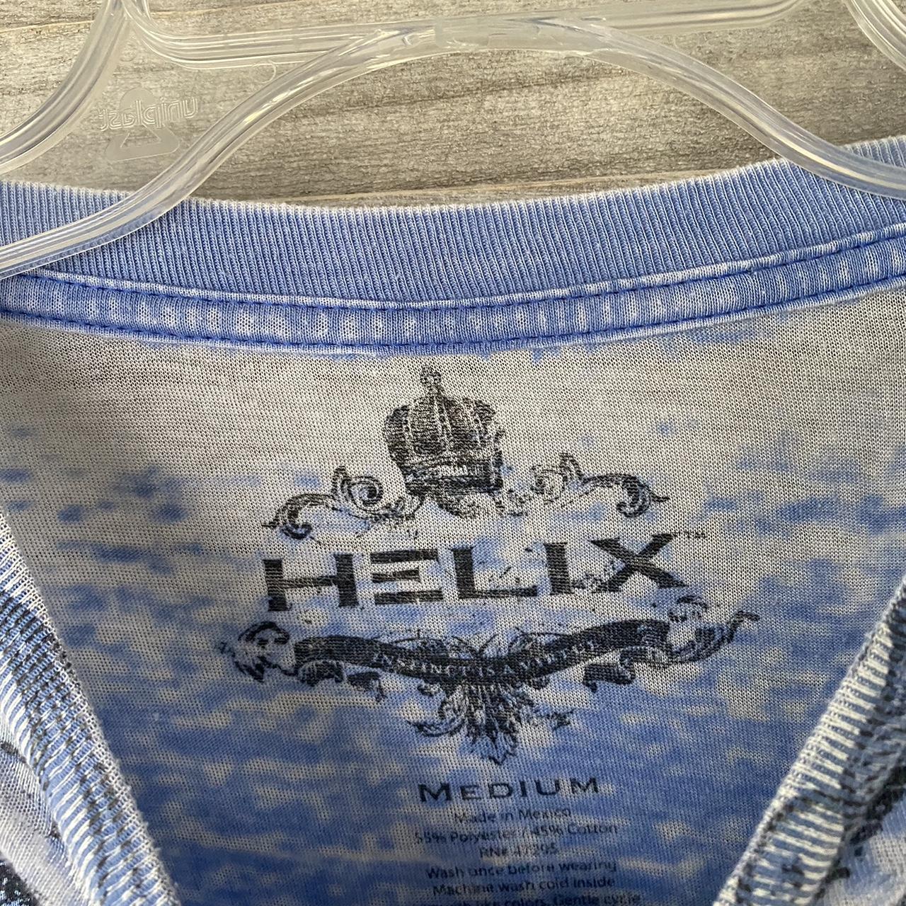 Helix Graphic T-Shirt Grunge - Depop