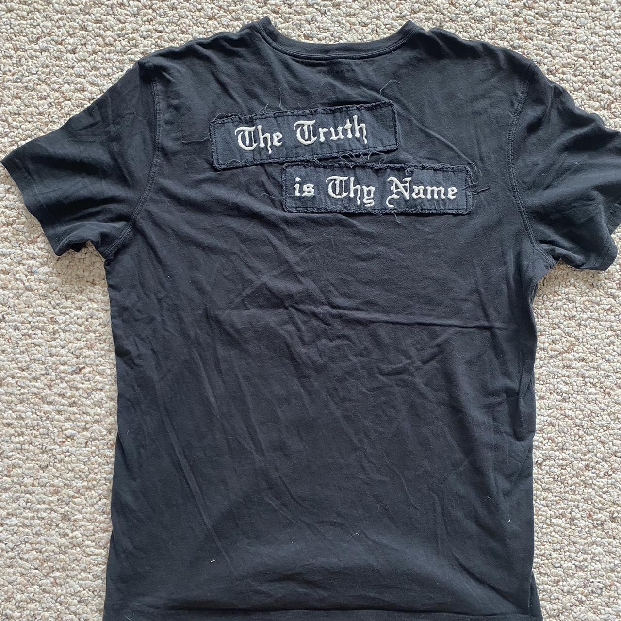 Goth Skull T-Shirt Pit to... - Depop