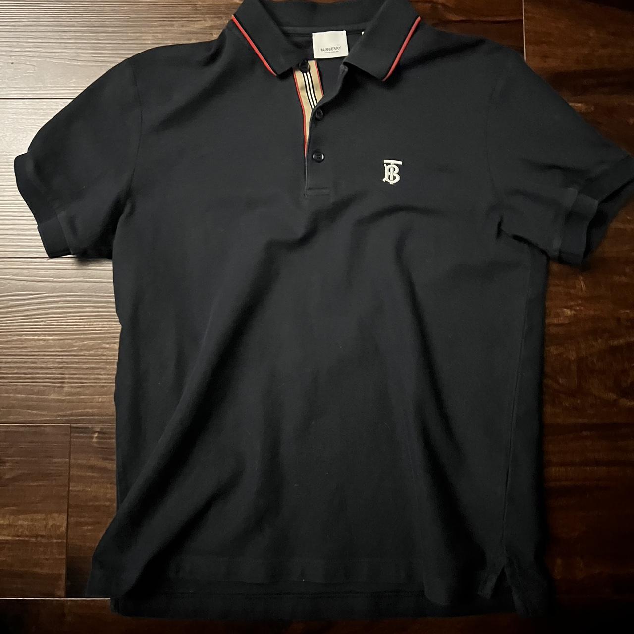 Burberry Polo Top Authentic ; Excellent fit M/S Msg** - Depop