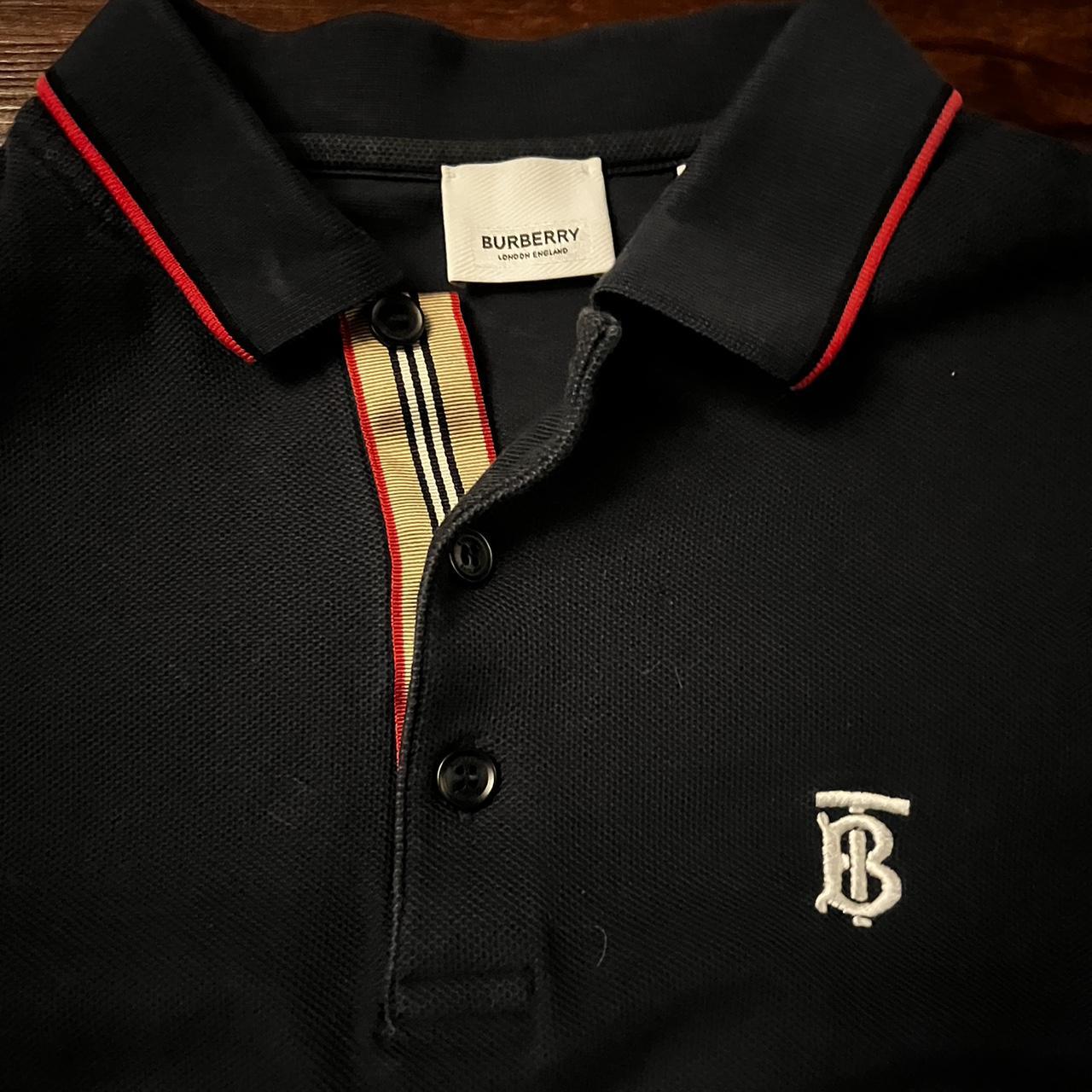 Burberry Polo Top Authentic ; Excellent fit M/S Msg** - Depop