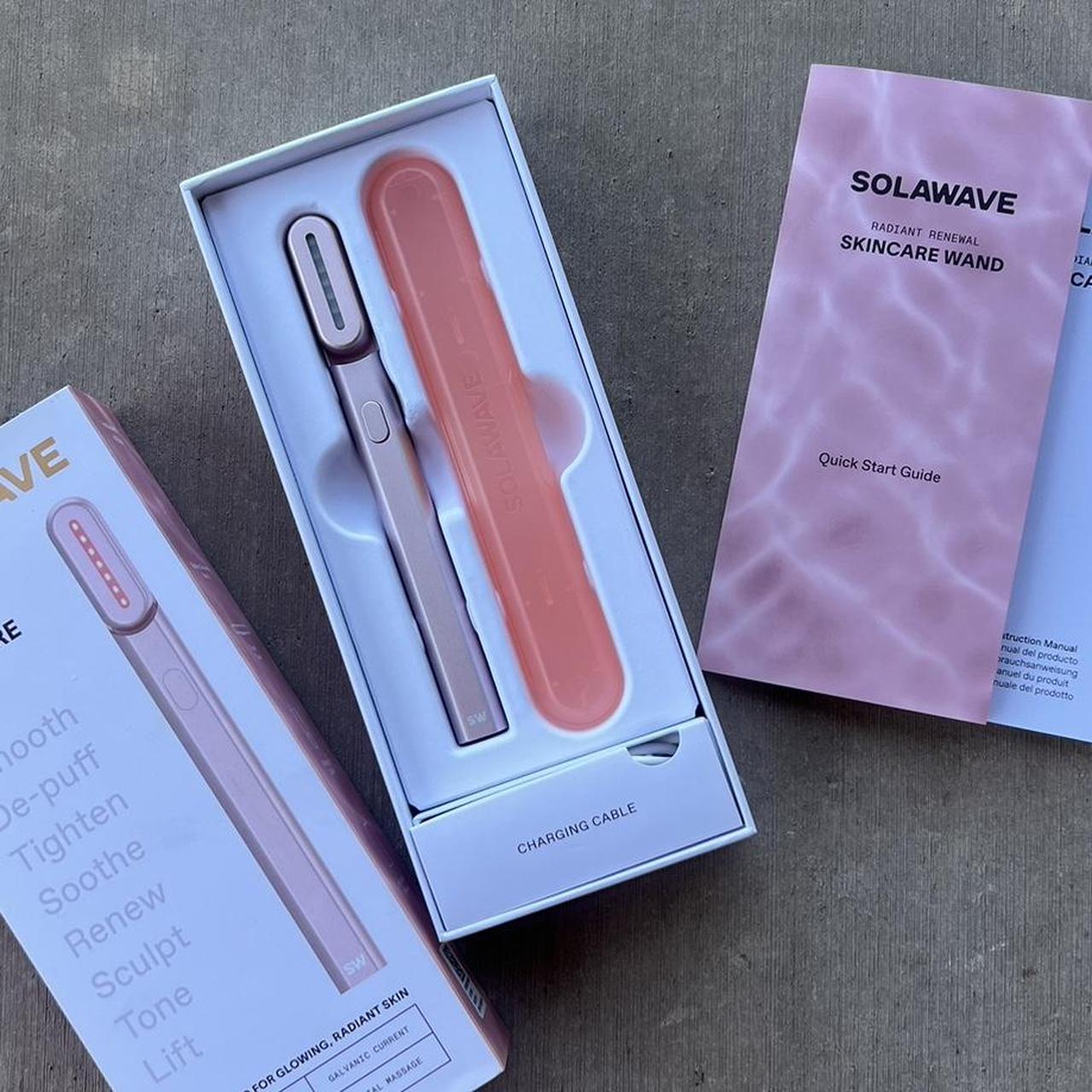 SOLAWAVE red light therapy skin wand!! In brand new... - Depop