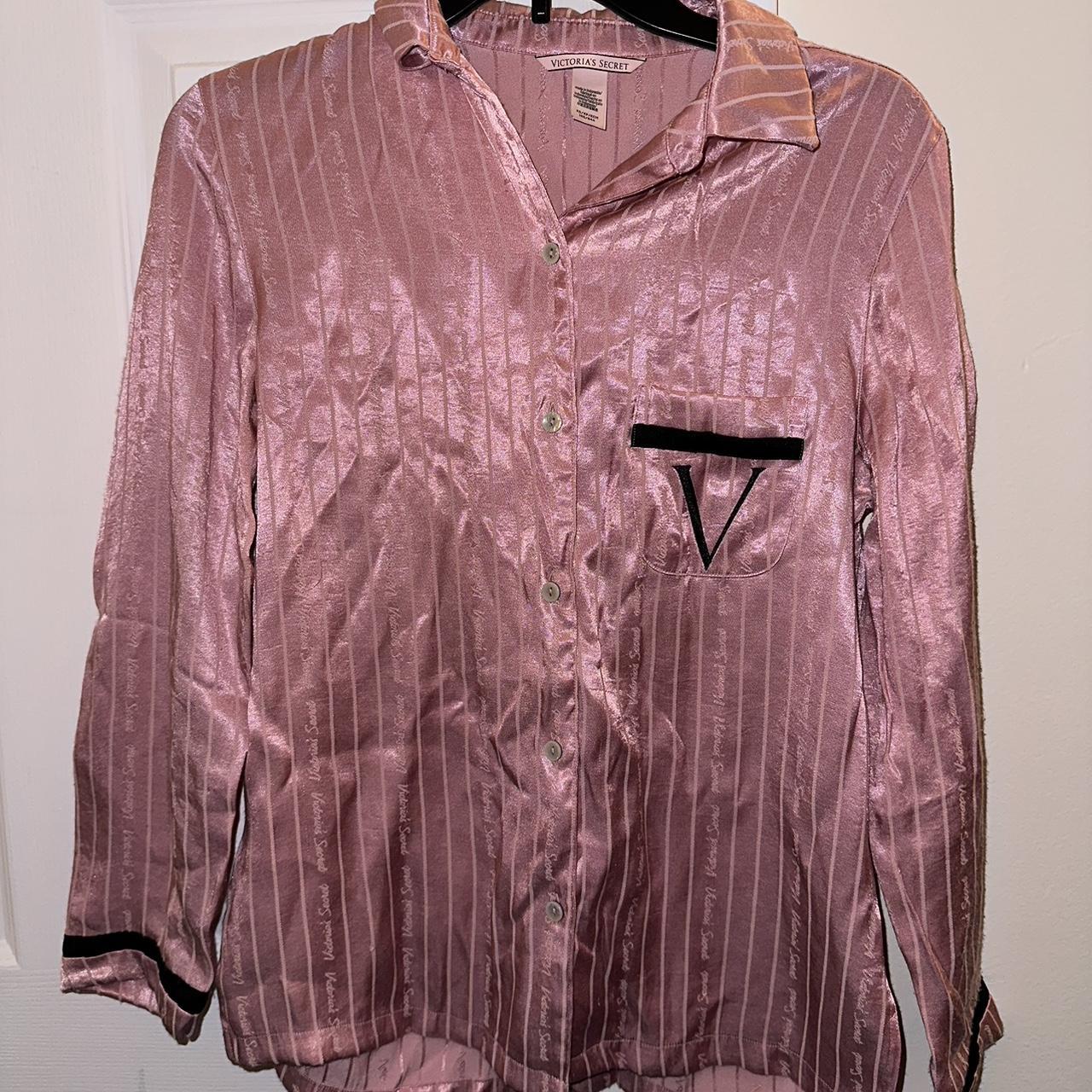 Victoria's Secret Satin Pajama Set - size XS - has a... - Depop