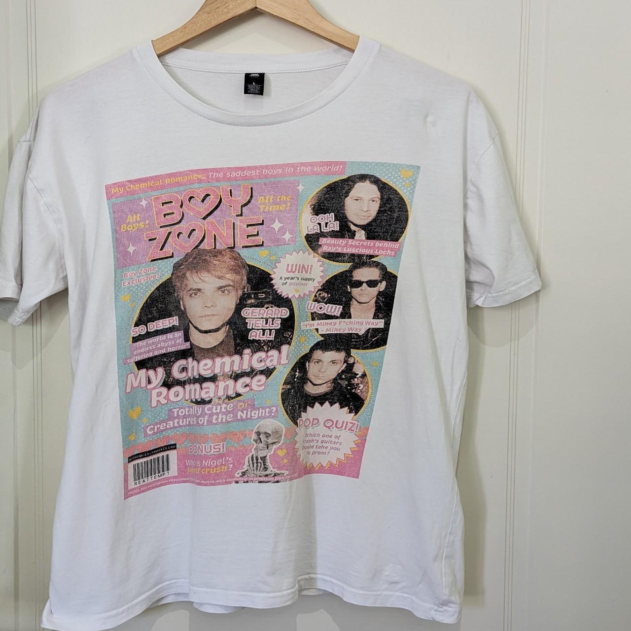 2023 My Chemical Romance Tour Shirt - Boy Zone (size L) - Depop