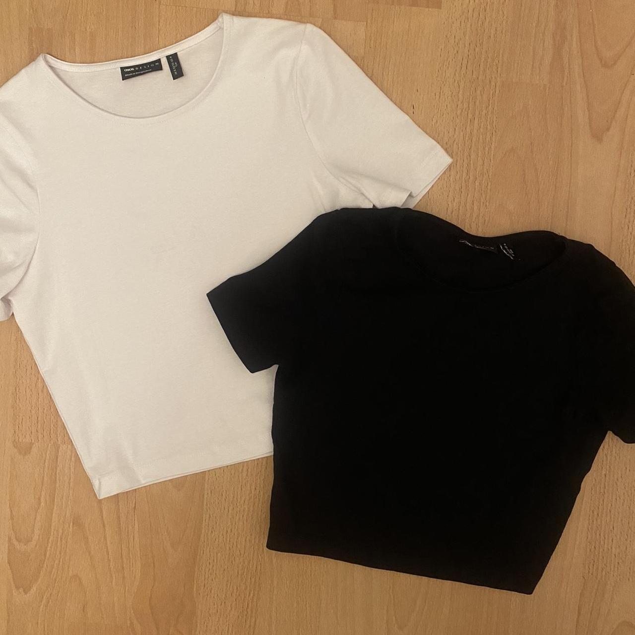 ASOS crop top bundle Black - UK 8, petite (never... | Depop