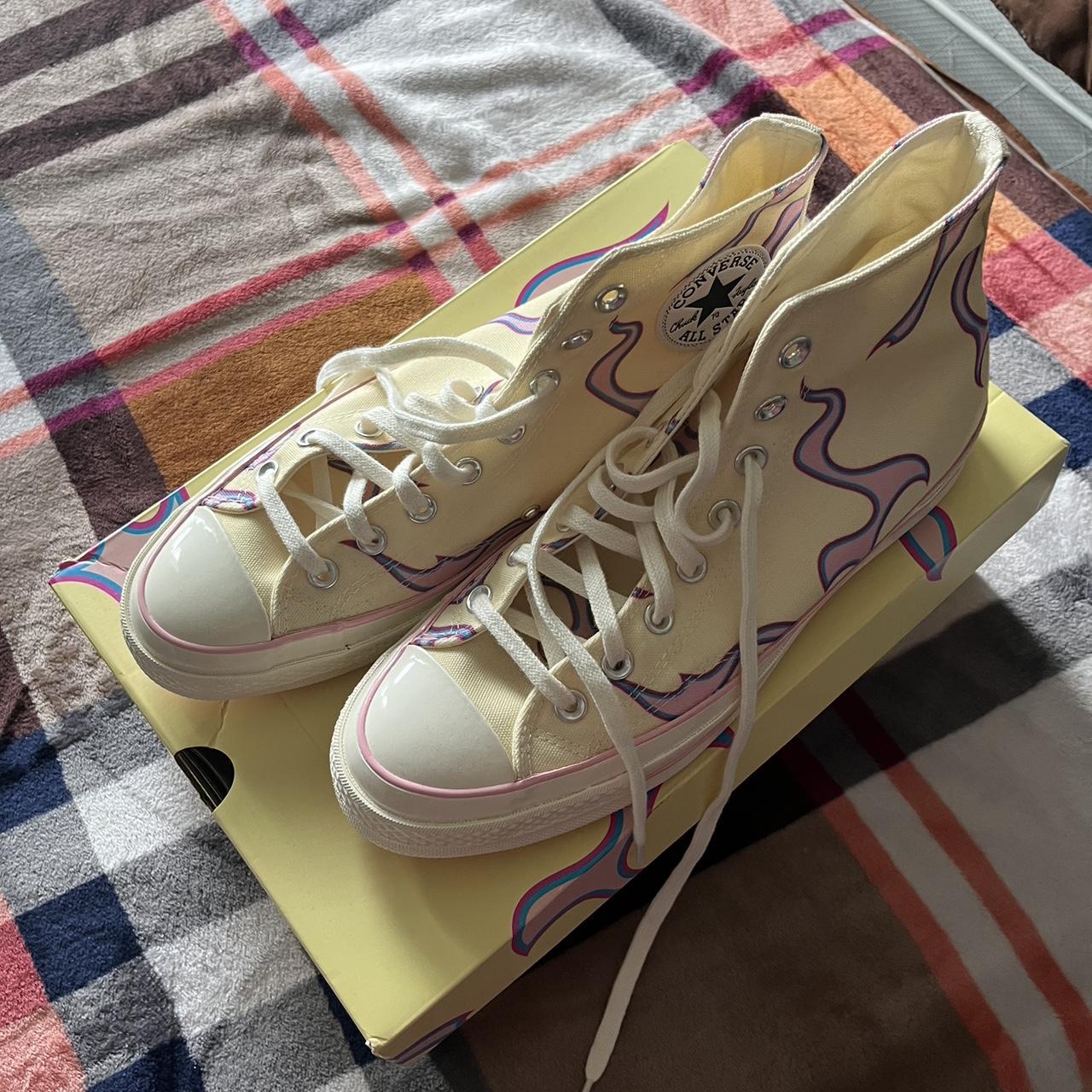 Golf wang x converse flame chucks Brand new never... - Depop