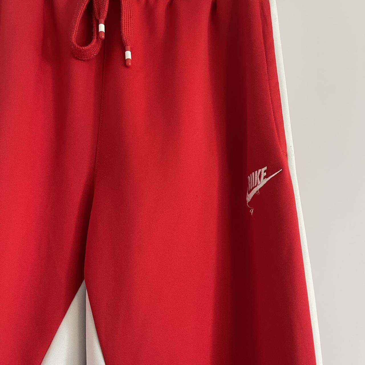 Nike Tracksuit Bottoms Red Nike tracksuit bottoms... - Depop
