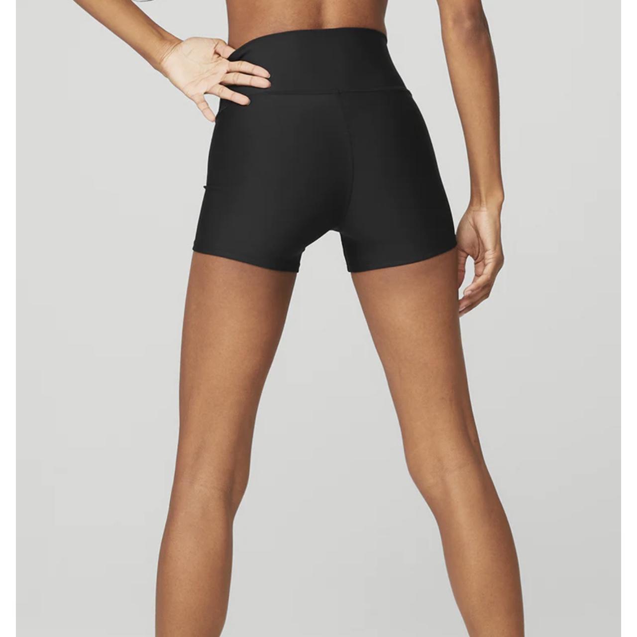 Alo Yoga Women's Black Shorts | Depop