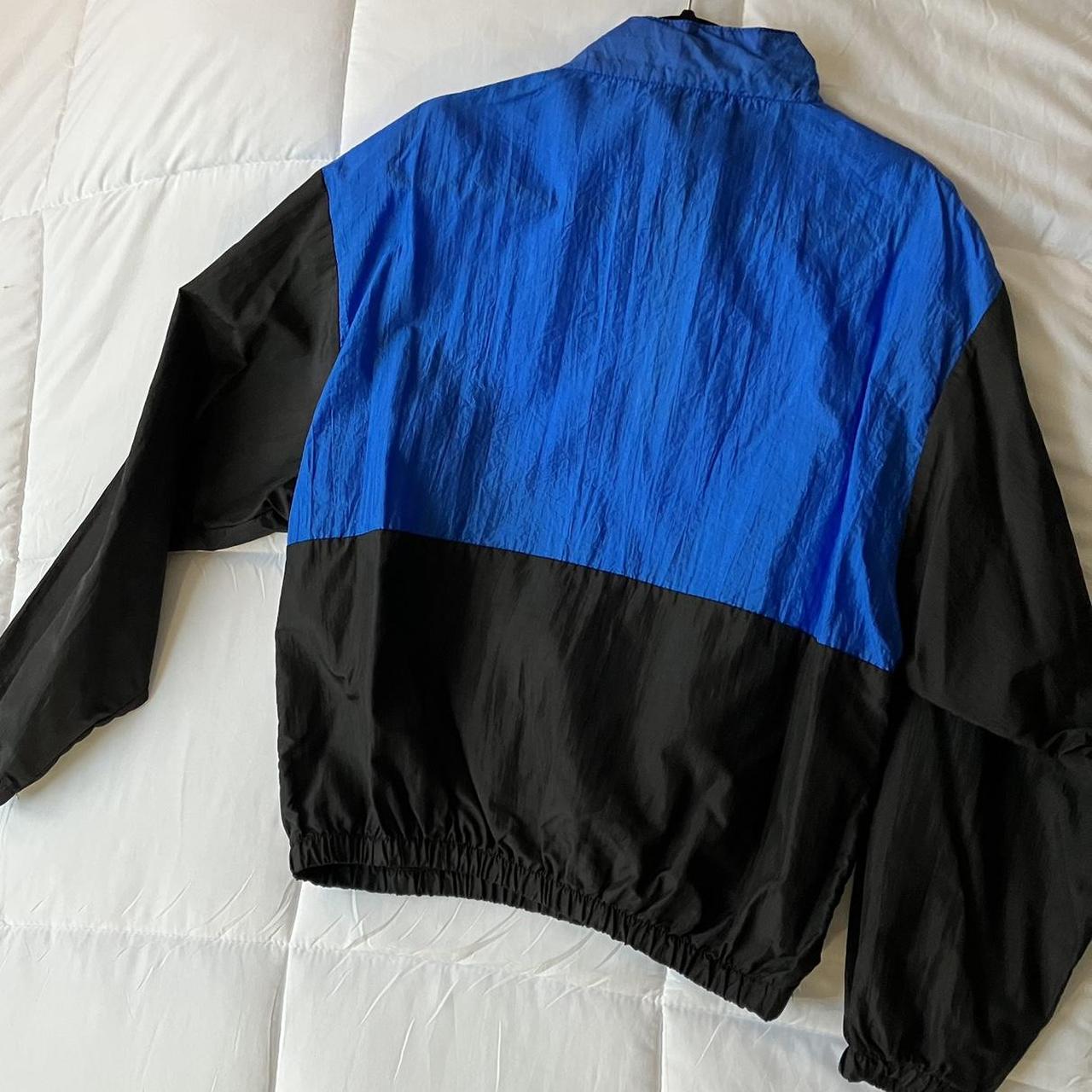 Augusta Sportswear Men's Black and Blue Jacket | Depop
