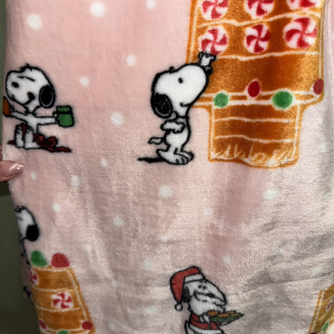 snoopy gingerbread and snoopy puffer blanket. $25... - Depop