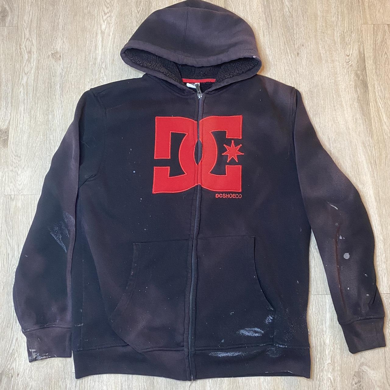 Y2K DC jacket Size XL Has some fading and small... - Depop