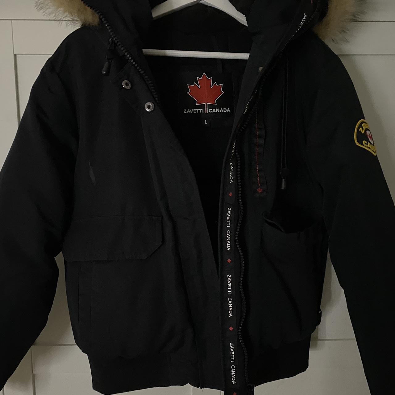 zavetti canada women’s coat, size large but can fit... - Depop