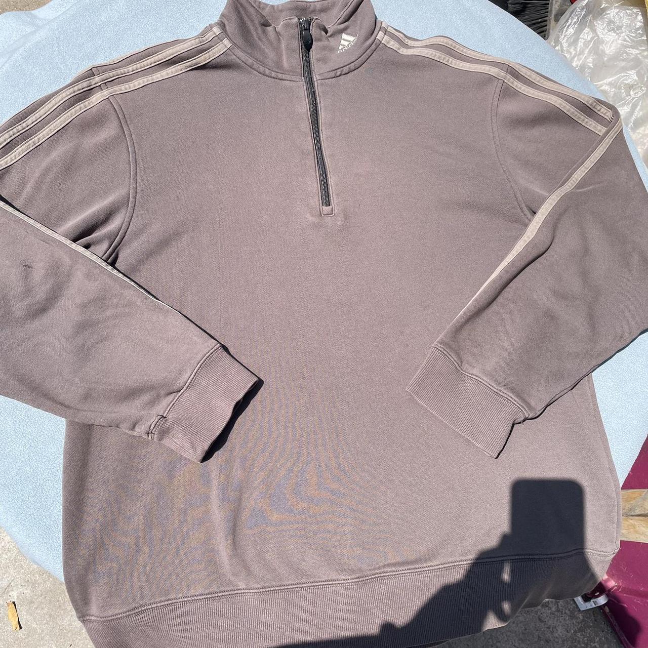 Adidas Men's Brown Jumper | Depop