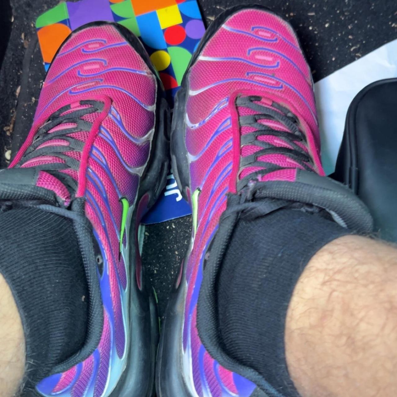 nike tn rebellious fireberry | Depop