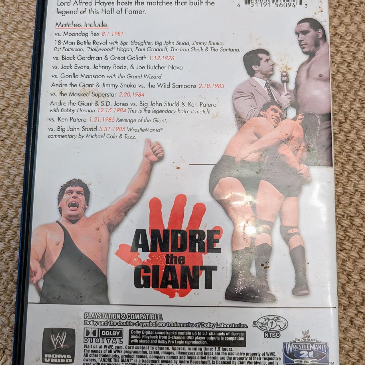 Andre the Giant DVD (WWE, 2004) DVD is in good... | Depop