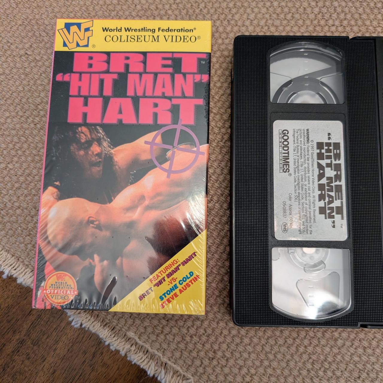 WWF BRET HITMAN HART (VHS, 1997) COLISEUM VIDEO,... | Depop