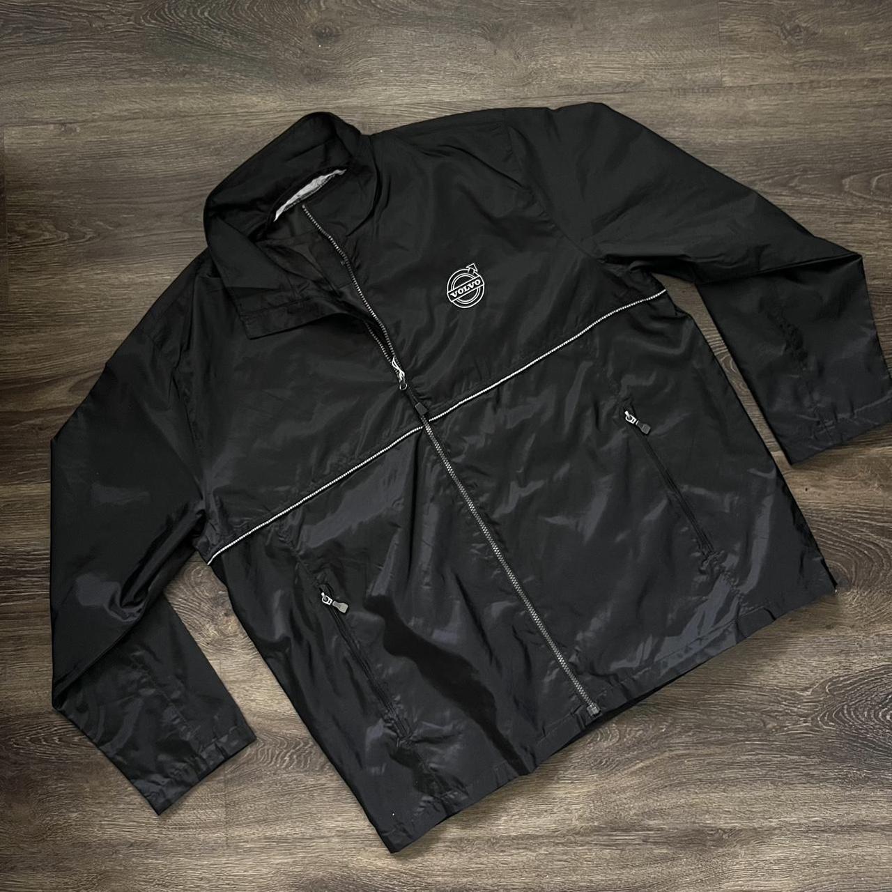 Vintage Volvo Work Jacket Reflective 3M Strips in... - Depop