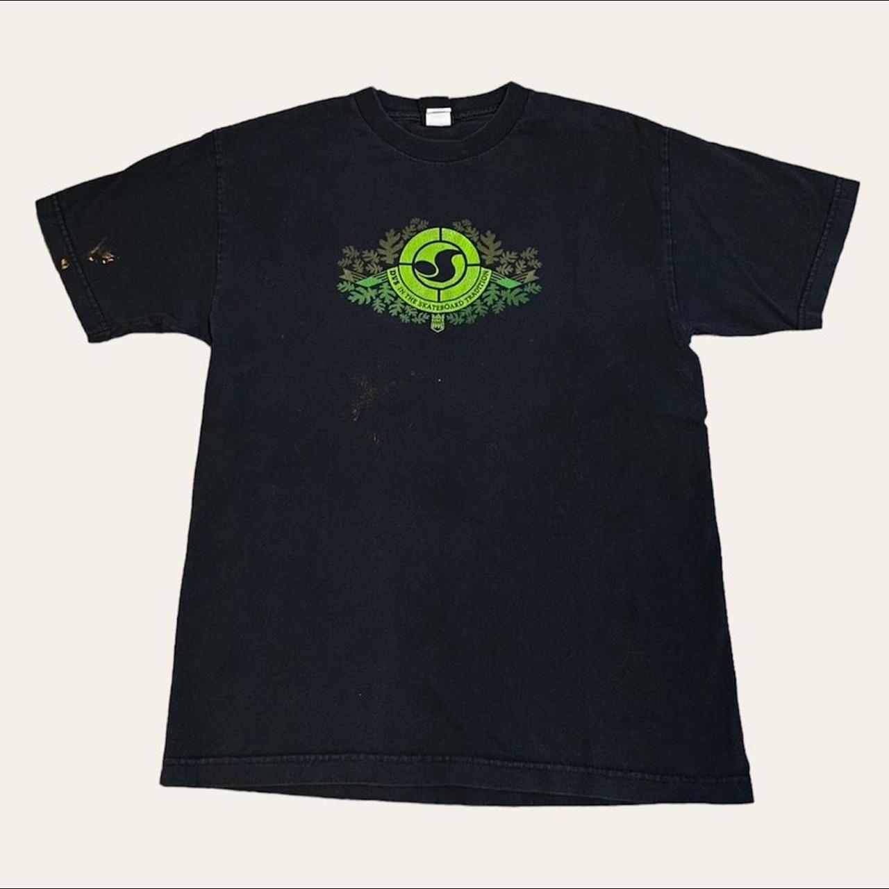Y2K DVS skateboard graphic tee. DVS is a 90s shoes... - Depop