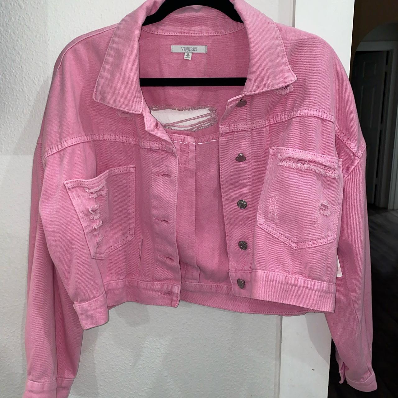 Women's Pink Jacket | Depop