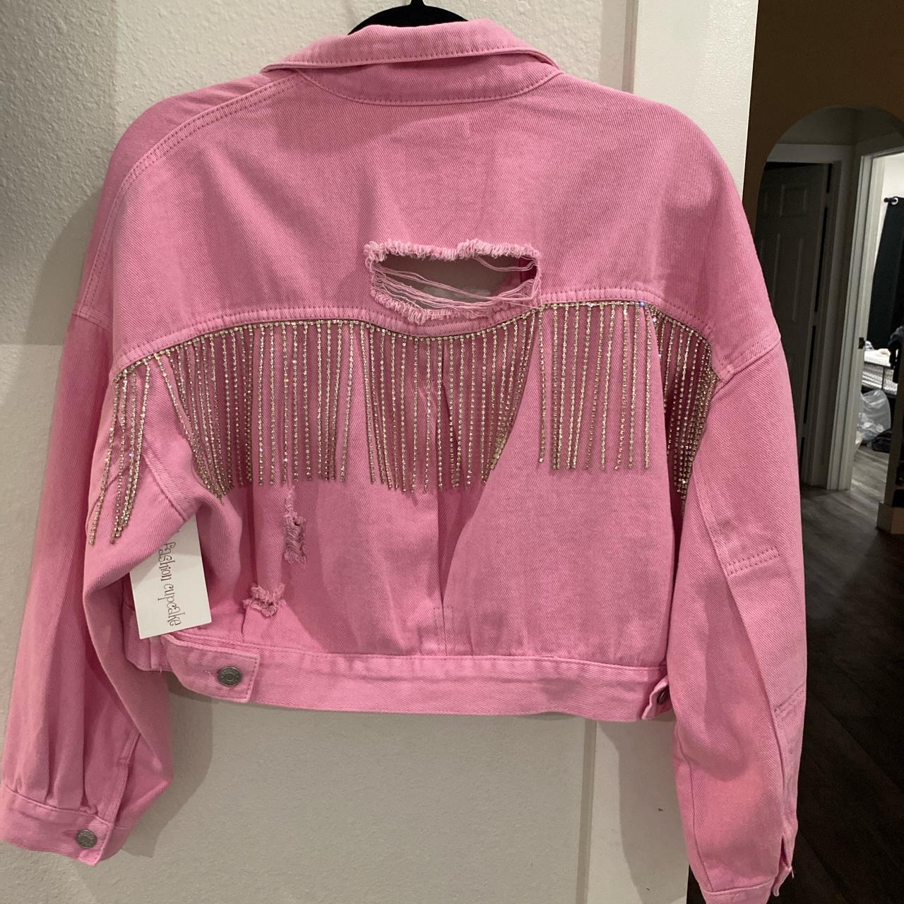 Women's Pink Jacket | Depop