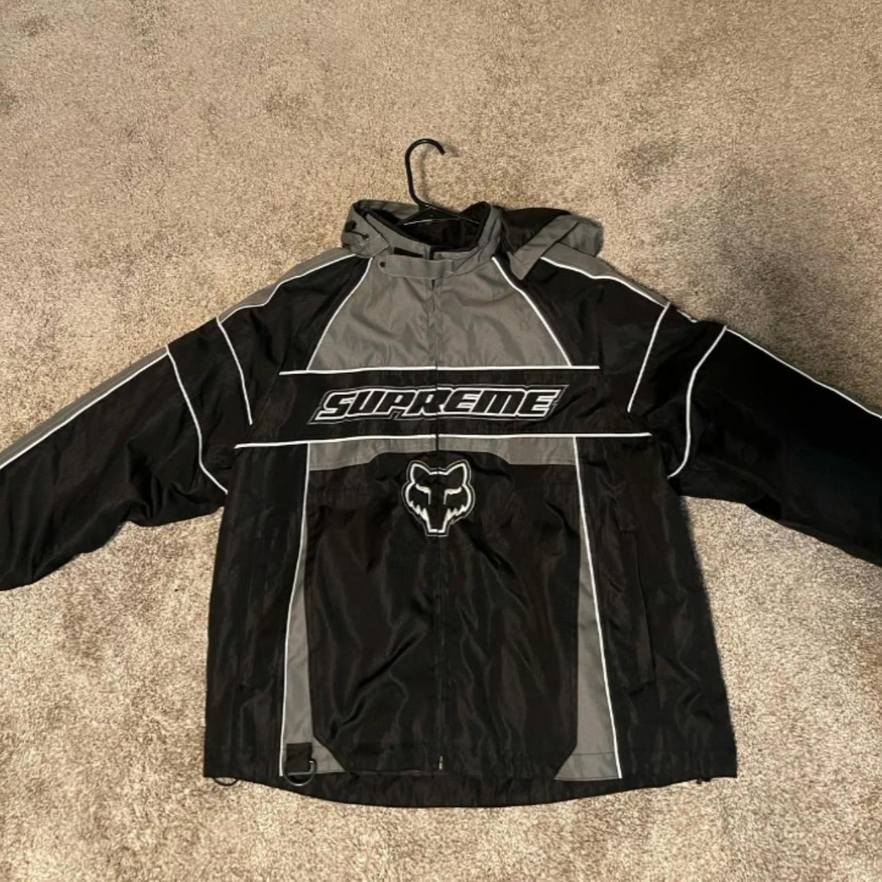 Supreme Fox Racing Jacket Black Supreme Fox Racing... - Depop