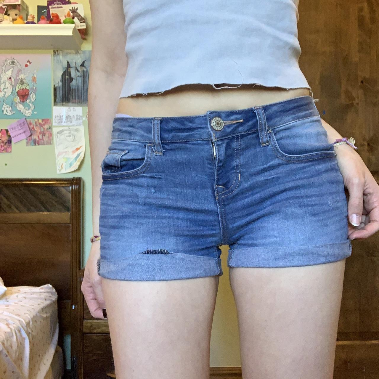 Super cute denim shorts perfect for summer - Depop