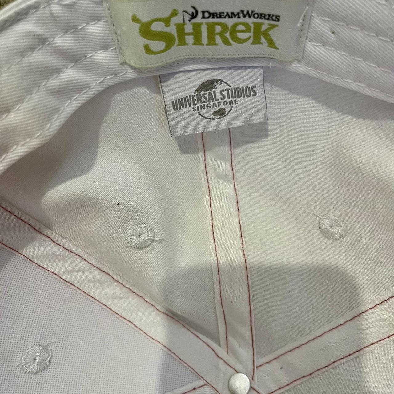 Genuine Universal Studios Singapore Shrek cap White... - Depop
