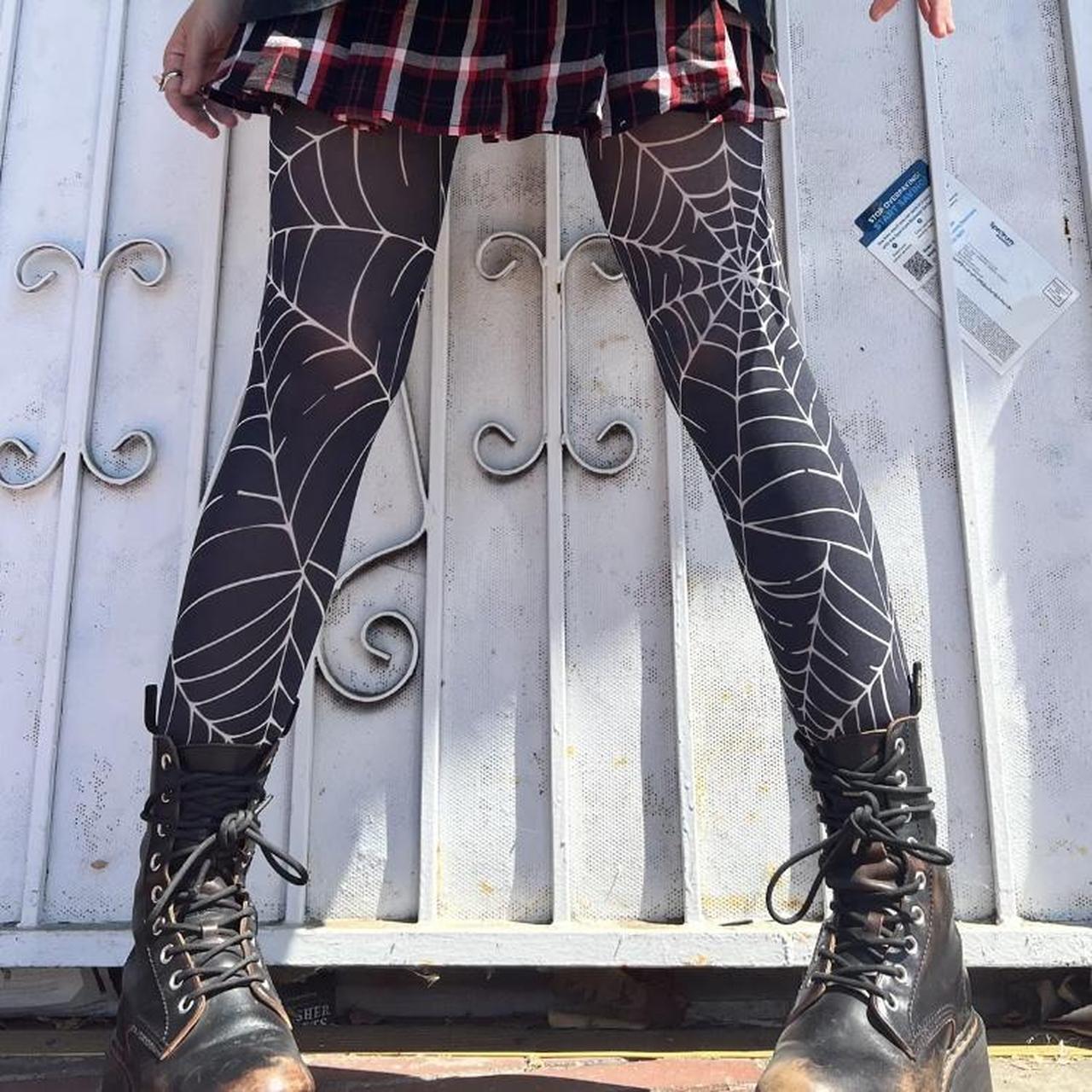 Tunnel vision web tights SOLD OUT! Selling since I... - Depop